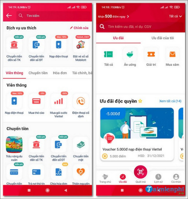 Tải ViettelPay 2023 - Ví điện tử Viettel Pay, Chuyển tiền, Thanh toán