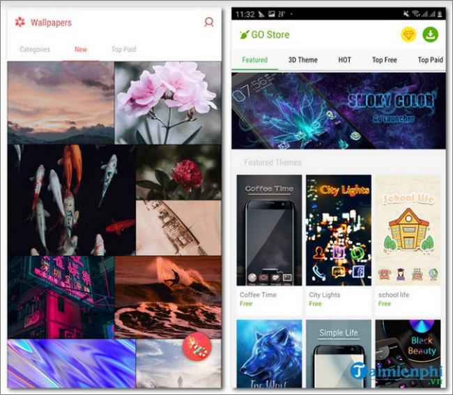 Download GO Launcher Cho Android - Tạo phong cách riêng cho màn hình A