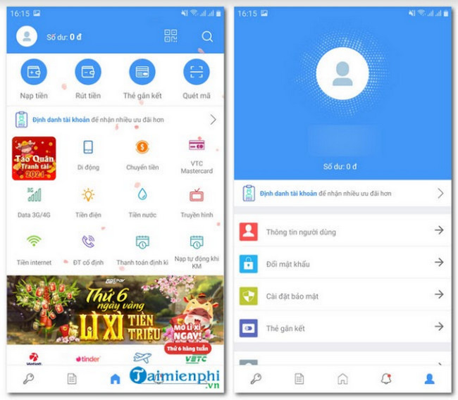 Tải VTC Pay, ứng dụng ví điện tử cho Android, iPhone -taimienphi.vn