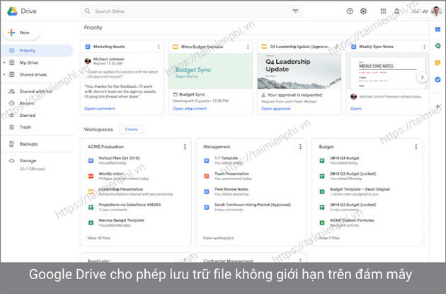 Download Google Drive PC - Tải cho máy tính Windows 11/10/7 -taimienph