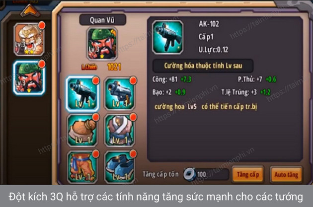 Tải Đột kích 3Q Mobile GOSU - Game bắn súng, Code Dot Kich 3Q -taimien