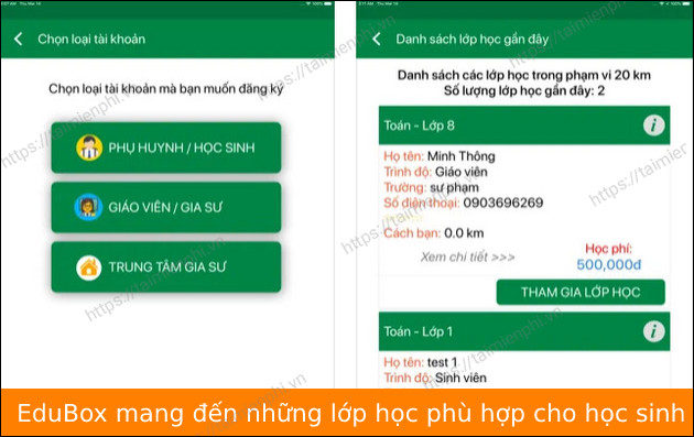 Tải EduBox - Ứng dụng tìm gia sư, đăng ký làm gia sư online -taimienph