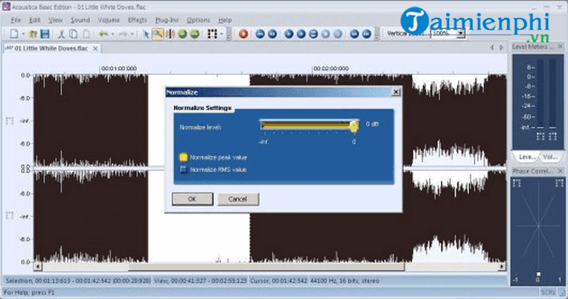 Download Acoustica Basic Edition 6.0 - Chỉnh sửa, thêm hiệu ứng cho bả