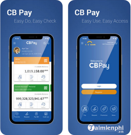 Tải CB Bank Mobile Banking, ứng dụng ngân hàng điện tử CB Bank -taimie