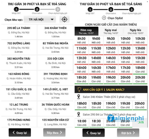 Tải 30Shine, ứng dụng đặt lịch cắt tóc trên điện thoại iPhone, Android
