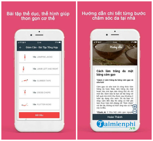 Download Đẹp Plus cho Android - Ứng dụng tập luyện và chăm sóc sắc đẹp