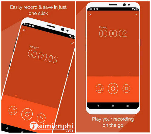 Download Wave Recorder cho Android - Ứng dụng ghi âm chất lượng cao, đ