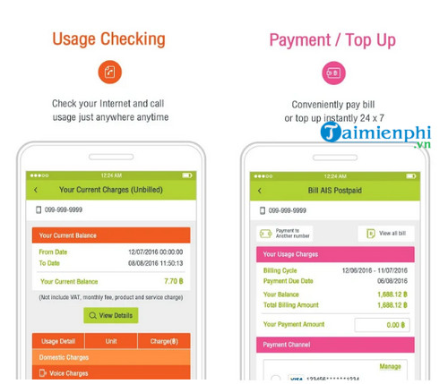 Tải my AIS, quản lý tài khoản AIS cho Android, iPhone -taimienphi.vn