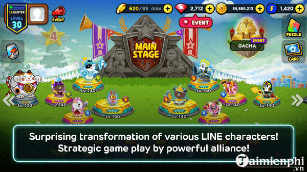 Tải LINE Rangers, game biệt đội siêu anh hùng cho Android, iPhone -tai