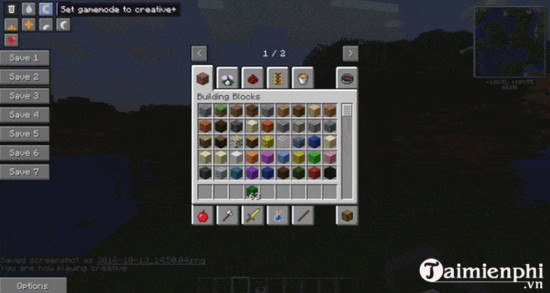 TooManyItems, mod tạo block cho Minecraft -taimienphi.vn