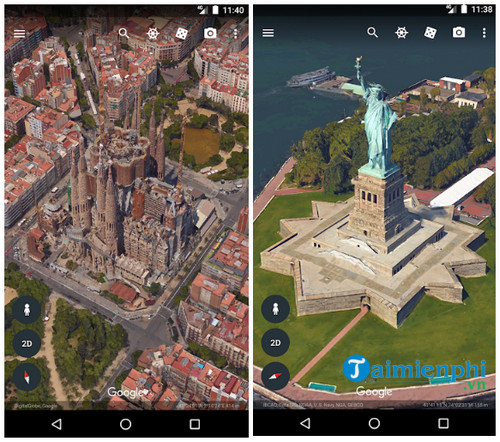 Download Google Earth cho Android 9.2.17.13 - Khám phá thế giới 3D nga