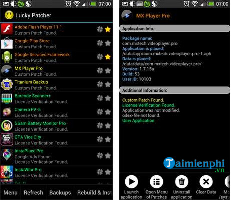 Download Lucky Patcher, chặn quảng, bỡ bản quển ứng dụng cho Android