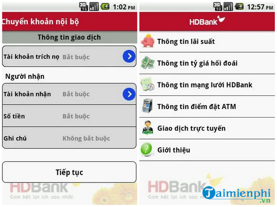 Download HDBank - Ứng dụng Mobile Banking của HDBank cho Android, iOS