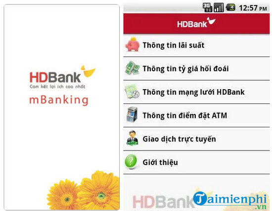 Tải HDBank, ứng dụng ngân hàng điện tử HDBank trên thiết bị Android, i