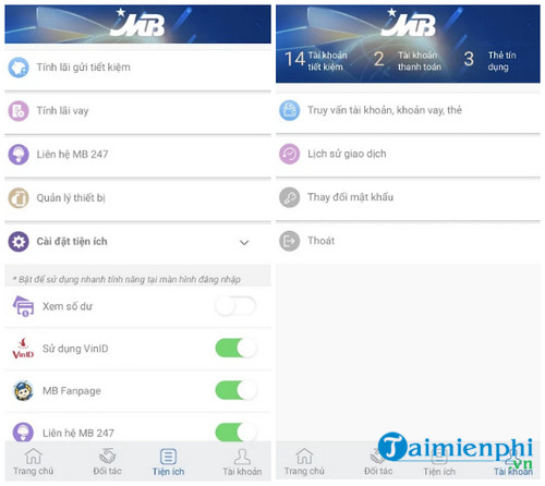 Tải MBBank Ứng dụng ngân hàng điện tử MB trên điện thoại Android, iOS