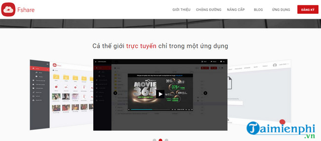 Tải Fshare, dịch vụ lưu trữ trực tuyến trên web, iPhone, Android -taim