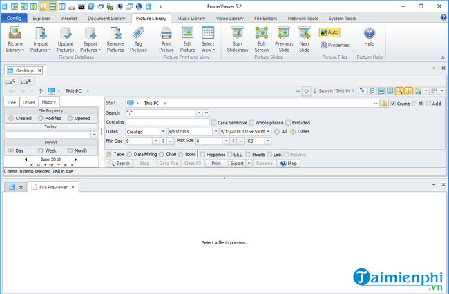Download FolderViewer 5.2 - Công cụ quản lý dữ liệu thông minh cho PC
