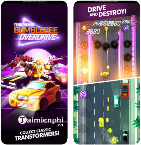 Download Transformers Bumblebee Overdrive Cho Android - Game hành động