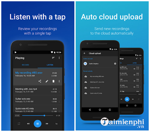 Download Easy Voice Recorder Cho Android - Ứng dụng ghi âm đơn giản và