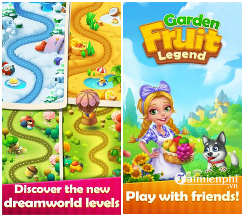 Download Garden Fruit Legend Cho Android - Trò chơi xếp hình trái cây