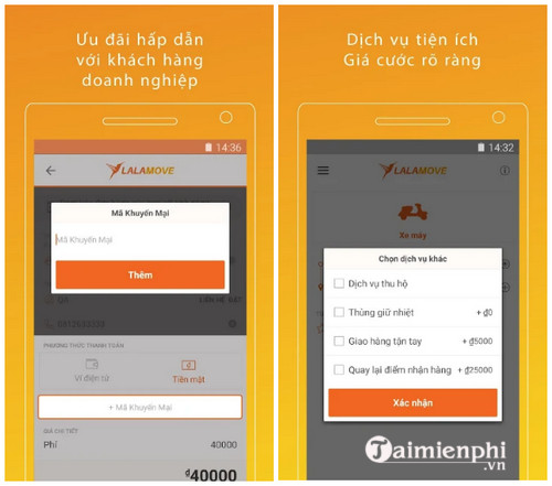 Tải Lalamove, ứng dụng giao hàng nhanh cho Android, iPhone -taimienphi