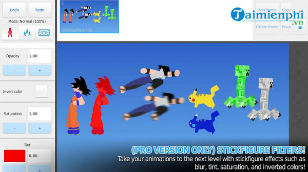 Stick Nodes, ứng dụng làm phim hoạt hình trên Android, iPhone -taimien