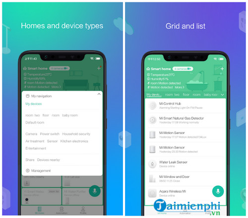 Tải Mi Home, ứng dụng điều khiển thiết bị xiaomi cho Android, iPhone
