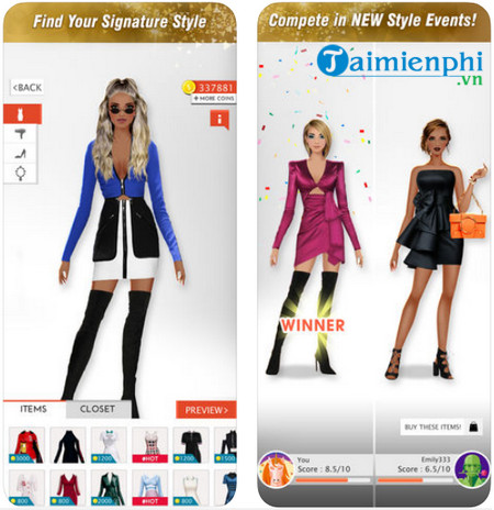 Tải Dress Up Fashion Design Studio, game thời trang cho Android, iPhon