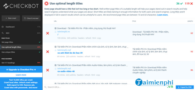 Download Checkbot for Chrome 1.4.1 - Tiện ích miễn phí hỗ trợ tăng cư