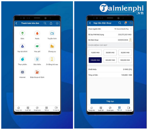 Tải Sacombank Pay, ứng dụng quản lý tài chính Sacombank cho Android, i