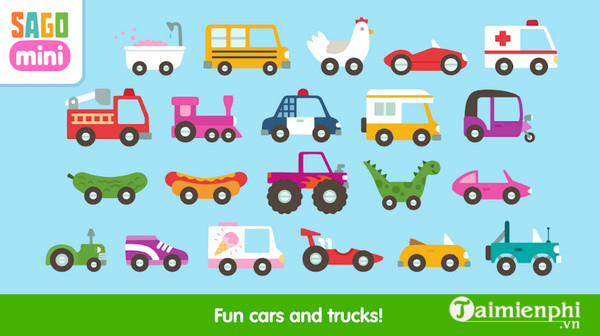 Tải Sago Mini Road Trip, game bé lái xe cho Android, iPhone -taimienph