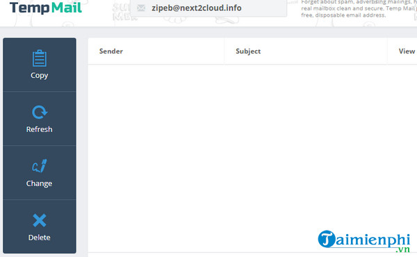 Tải Temp Mail, tạo địa chỉ mail tạm thời trên điện thoại Android, iPho