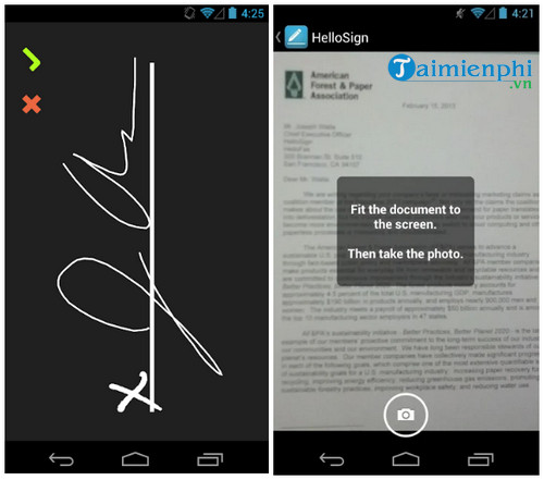 Tải HelloSign, ứng dụng tạo chữ ký điện tử cho Android, iPhone -taimie