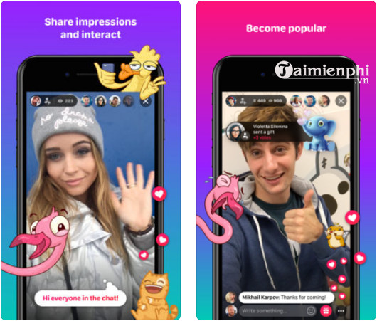 Tải VK Live, ứng dụng livestream VK cho Android, iPhone -taimienphi.vn