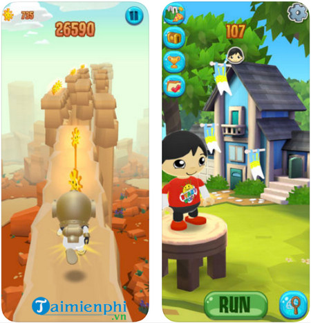Tải Tag with Ryan, game chạy bất tận cho Android, iPhone -taimienphi.v