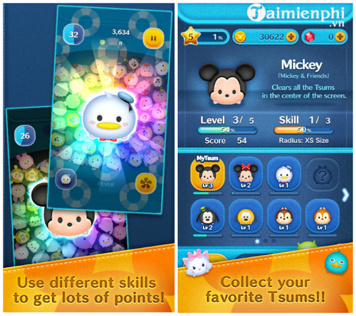 Download LINE Disney Tsum Tsum Cho Android - Game nối hình thú bông hấ