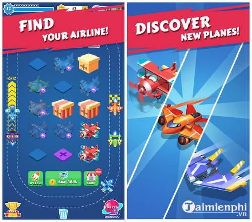 Tải Merge Plane, game ghép máy bay cho Android, iPhone -taimienphi.vn