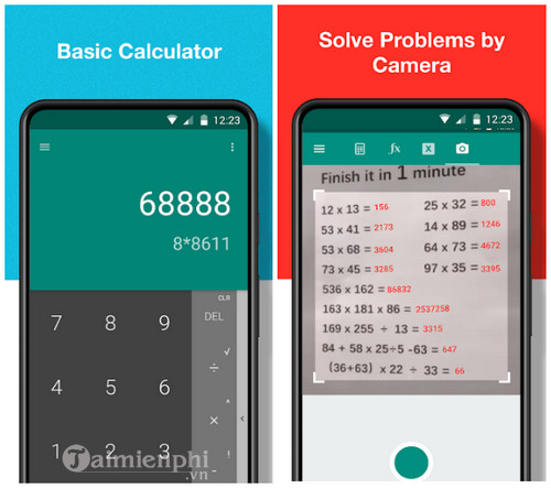 Tải Math Calculator Plus, ứng dụng mô phỏng máy tính điện tử cho Andro