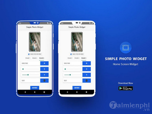 Tải Simple Photo Widget, tạo khủng ảnh trên màn hình home Android -tai