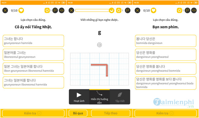 Tải Learn Korean Language with Master Ling, ứng dụng học tiếng Hàn cho
