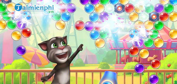 Tải Talking Tom Bubble Shooter, game bắn bóng cho Android, iPhone -tai