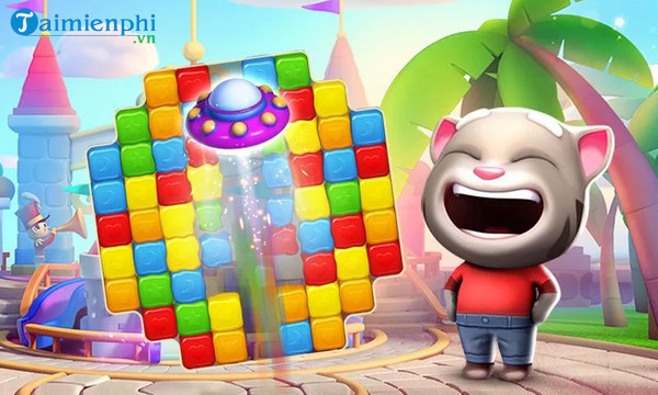 Download Talking Tom Fun Fair Cho Android - Trải nghiệm game nối 3 vui