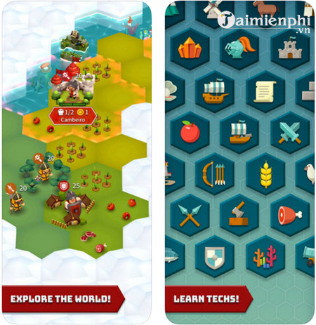 Tải Hexonia, game chiến thuật theo lượt cho iPhone, Android -taimienph