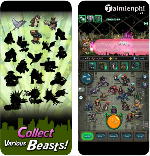 Tải World Beast War, game đại chiến quái thú cho Android, iPhone -taim
