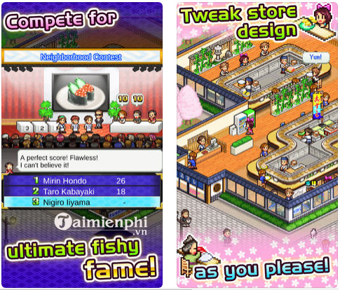 Tải The Sushi Spinnery, game quản lý nhà hàng cho Android, iPhone -tai
