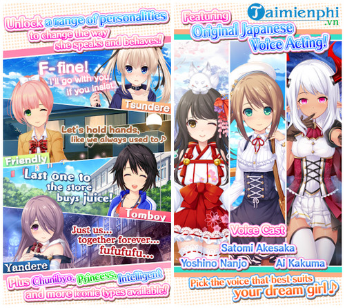 Tải Dream Girlfriend, game hẹn hò cho Android, iPhone -taimienphi.vn