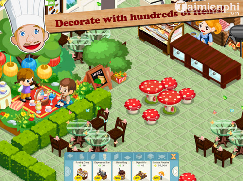Tải Restaurant Story, game nấu ăn cho Android, iPhone, game cửa hàng,