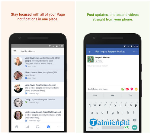 Tải Facebook Pages Manager, ứng dụng quản lý fanpage cho Android, iPho