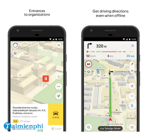 Tải Yandex.Maps, ứng dụng tìm kiếm địa điểm cho Android, iPhone -taimi