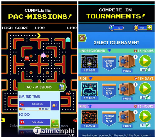Tải PAC-MAN, game arcade cho Android, iPhone -taimienphi.vn